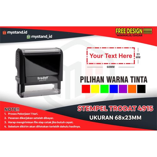 Jual STEMPEL TRODAT 4915, STEMPEL LOGO, STEMPEL PERUSAHAAN, STEMPEL CV ...
