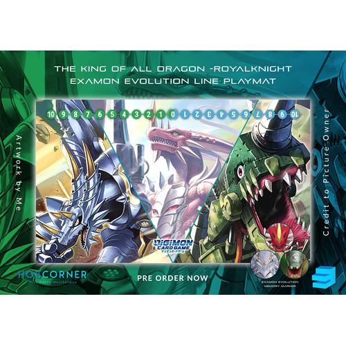 Jual Digimon Card Game "Examon Evolution Line" Playmat (Credit to ...
