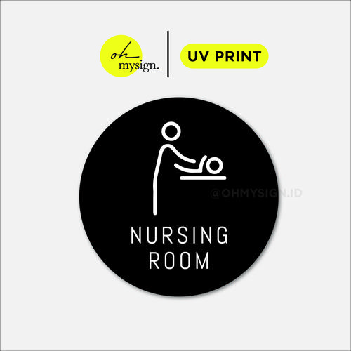 Jual Tulisan Nursing Room Sign Board Akrilik Tempel Signage Dinding ...
