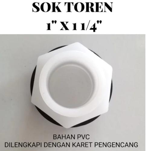 Jual MUR SOCK SOK TOREN 1" X 1 1/4" INCH FITTING SOCKET TANDON TANGKI ...