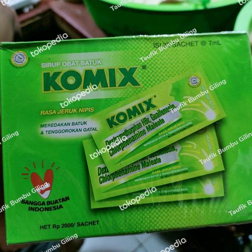 Jual Komix sirup obat batuk isi 30 sachet @7ml - Jakarta Selatan ... Jual Komix sirup obat batuk isi 30 sachet @7ml - Jakarta Selatan ...