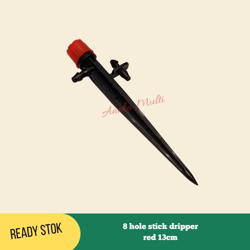 Jual micro sprinkler drip stick dripper drip 8 hole orange 60CJ - Kota ...