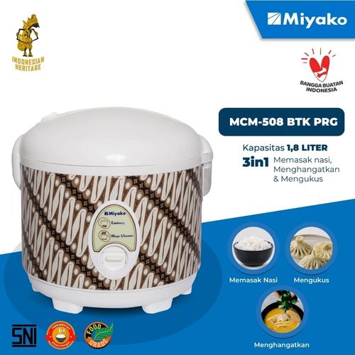 Jual Rice Cooker Miyako MCM-508 BTK PRG | Magic com batik parang MCM508 ...