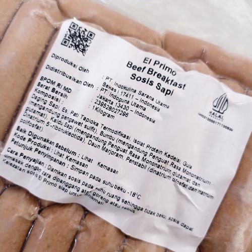 Jual El primo beef breakfast sosis sapi 1kg - Kota Tangerang Selatan ...
