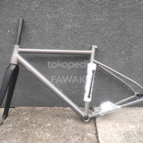 Jual Frameset TITANIUM original Roadbike disc brake TA - Size 50 ...