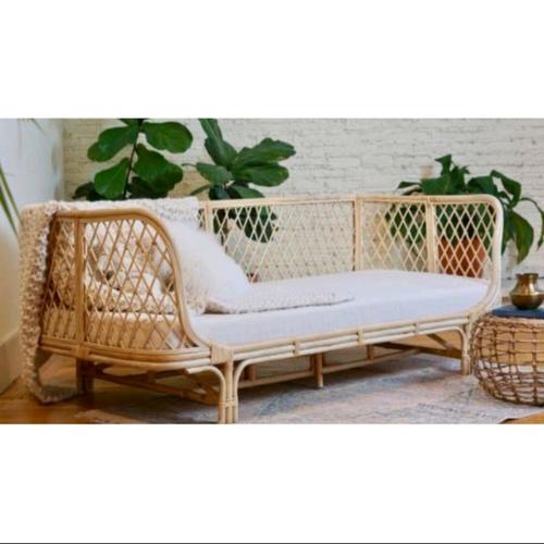 Promo Sofa Bench Rotan Ruang tamu 3 seater / Sofa Rotan 3 Seater ...
