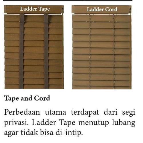 Jual Wooden Blind TOSO [PROMO] - LADDER TAPE - Jakarta Selatan - toko ...