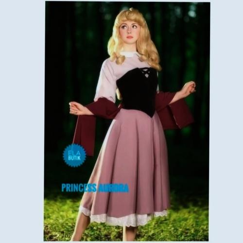Jual kostum aurora-sleeping beauty costume-dewasa-halloween - XXL ...