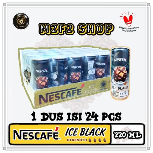 Jual Kopi Nescafe Ala Cafe Ice Black Kaleng | Can - 220 ml (Karton ...