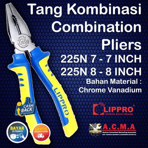 Jual LIPPRO Tang Kombinasi 7 inch Combination Pliers 225N 7 - 7 INCH ...