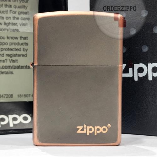 Jual Zippo Original Rustic Bronze Finished w/ Zippo Logo 49839ZL - Jakarta Selatan - OrderZippo ...