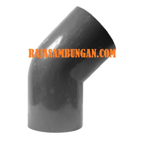 Jual Elbow 2 inch AW 45 Derajat Elbow PVC Sambungan Pipa Knee Rucika ...