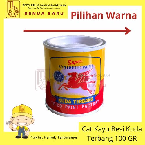 Jual Cat Kayu Besi Kuda Terbang 0.1 KG / Cat Kuda Terbang 0.1 KG / Cat ...