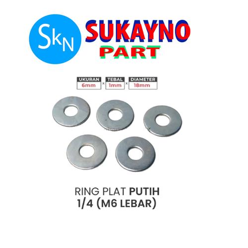 Jual Ring Plat Galvanis Putih Size M 3 - M24 Putih - m3 isi 100pc - Kab ...