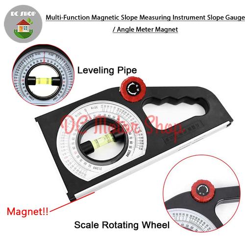 Jual Multi Rotary Angle Meter Protactor /Meteran Sudut Waterpass ...