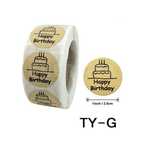 Jual 500 PCS THANK YOU STICKER LABEL KEMASAN KUE PAPER TAG HAND GIFT ...