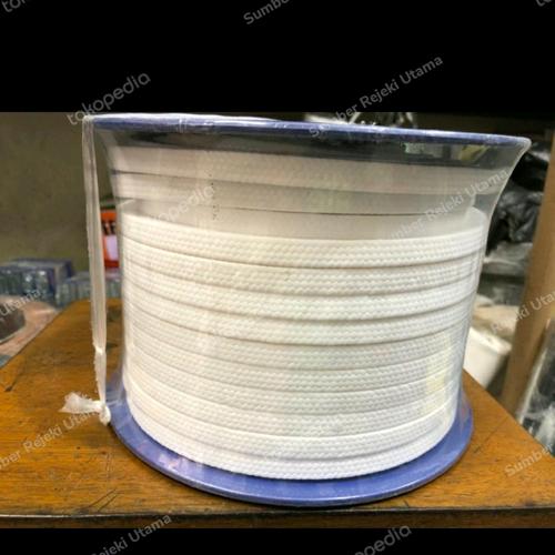 Jual Gland Packing PTFE / Gland Packing Pure Teflon - Putih, 25mm( 1 ...