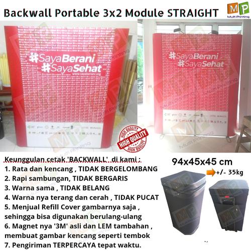 Jual Backwall Backdrop pameran seminar 3x2 lurus straight portable ...