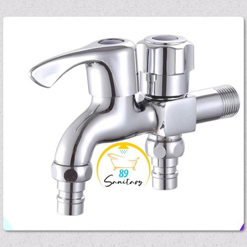 Jual Kran Cabang Engkol Keran Shower Cabang 2 Kran Multi Kamar Mandi 2 Way - doff - Jakarta ...