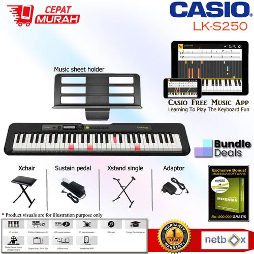 Jual Casio LK-S250 Keyboard / LKS250 / LKS 250 Lighted Key Garansi ...