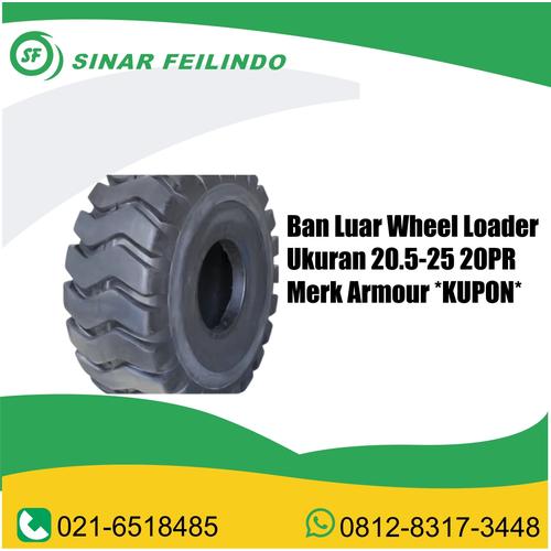 Jual Ban Luar Wheel Loader Ukuran 20.5-25 20PR Merk Armour - Jakarta ...