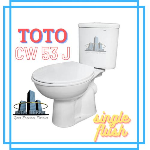 Jual CLOSET DUDUK TOTO/ KLOSET TOTO CW 53 J/SW 53JW - Kota Balikpapan ...