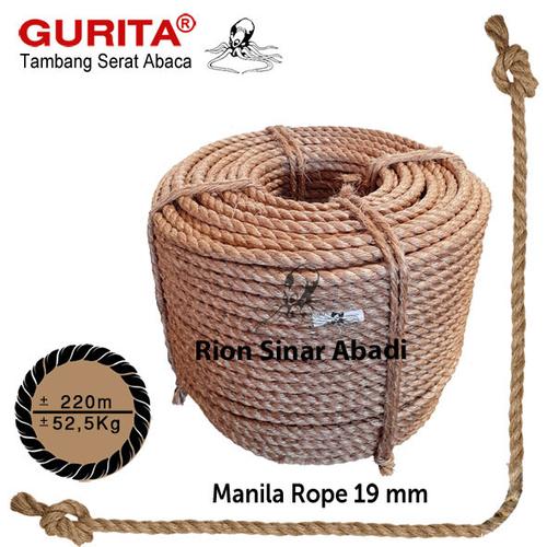 Promo Tali Tambang Tampar Rope Manila Gurita 19mm (3/4") - Jakarta ...