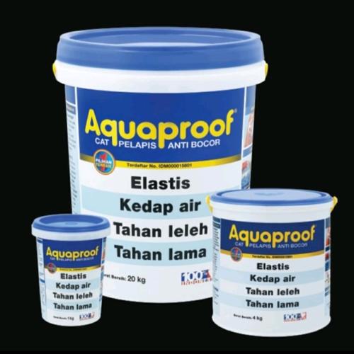 Jual AQUAPROF CAT DINDING PELAPIS ANTI BOCOR / GALON 4kg ( ABU - ABU ...