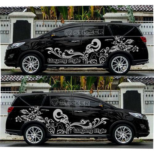 Jual cutting sticker batik mobil inova xpander pajero hrv crv terios ...