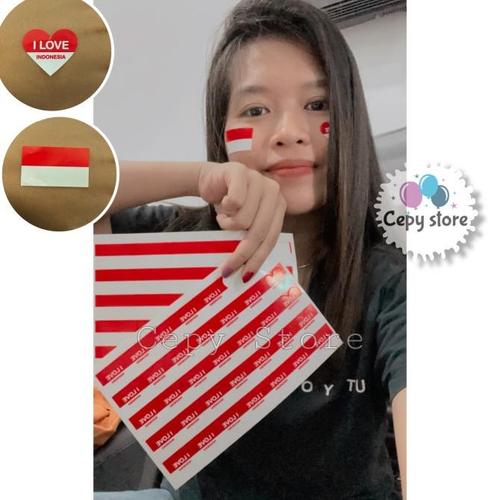 Jual Stiker - Sticker Pipi Merah Putih / Sticker Bendera Dirgahayu Hut ...
