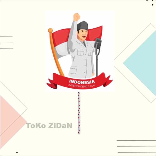Jual CAKE TOPPER HUT RI DIRGAHAYU / HIASAN TUMPENG DAN KUE ULTAH CUSTOM ...