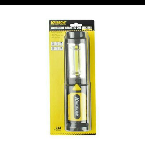 Jual KRISBOW LED WORKLIGHT & FLASHLIGHT 200&60LM,3XAA 10108194 ...