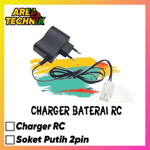 Jual Cas/Charger Baterai Mobil RC Socket Putih Gede 2pin - Jakarta ...