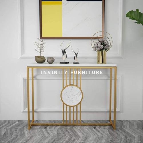 Jual Meja Konsul Konsol Marmer Minimalis - Console Table Marble Rangka ...