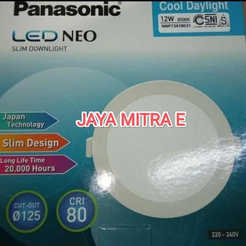 Jual Lampu Downlight LED Panel Panasonic Neo Slim 12W 12 Watt ...