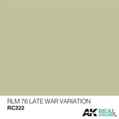 Jual RLM 76 LATE WAR VARIATION RC322 - real color lacquer - model kit ...