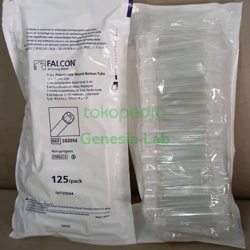 Jual Falcon Tabung Centrifuge Test Tubes 5 ml Steril 1000 Pcs Cat No ...