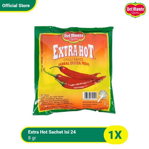 Promo Delmonte Extra Hot Sachet Isi 24 - 8gr - - Lasallefood | Tokopedia