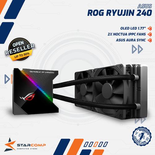 Jual ASUS ROG RYUJIN 240 With OLED AIO LIQUID CPU COOLER WATER COOLING ...