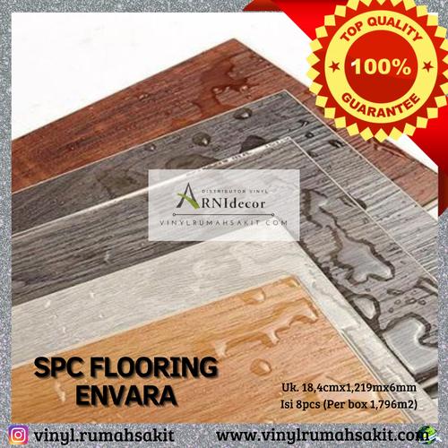 Jual Lantai SPC Flooring Envara Tebal 6mm Motif Kayu-Kualitas Premium ...