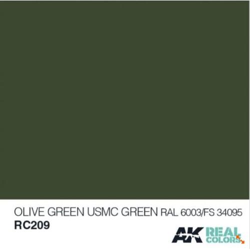 Jual OLIVE GREEN USMC GREEN RAL 6003/FS34095 RC209 - real color lacquer ...