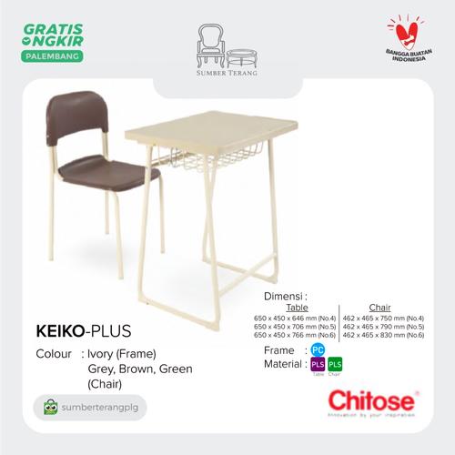Jual Chitose Keiko Plus Kursi Meja Sekolah Belajar / School Set/ Study ...