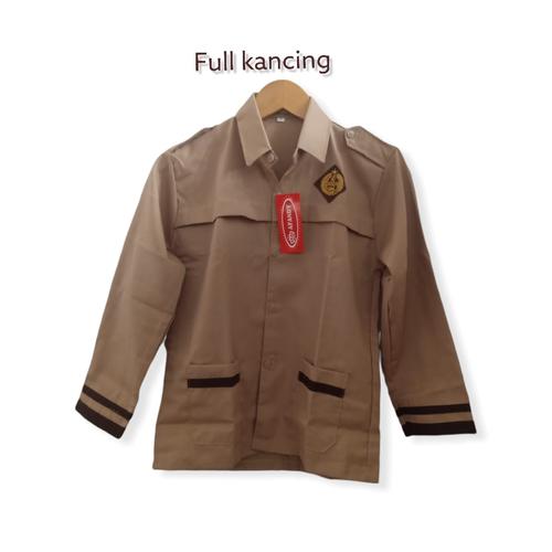 Jual pramuka siaga/atasan pramuka siaga/seragam sekolah/seragam panjang ...