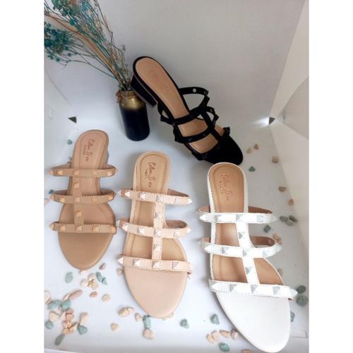 Jual GMH 20 sandal fashion hell wanita paku piramid hak tahu 5cm ...