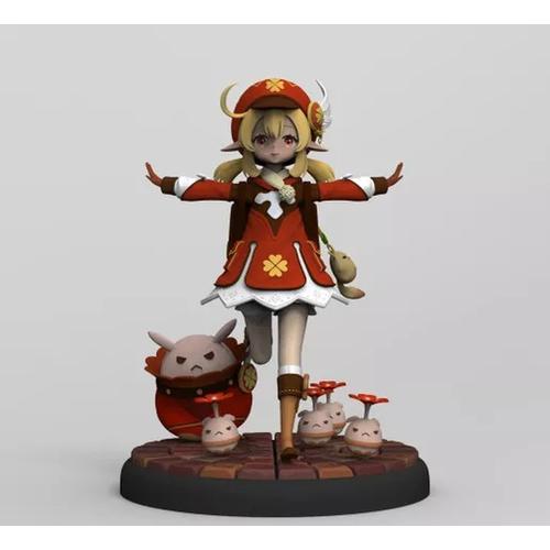Jual klee with bomb fan art genshin impact resin kit statue - Kota ...