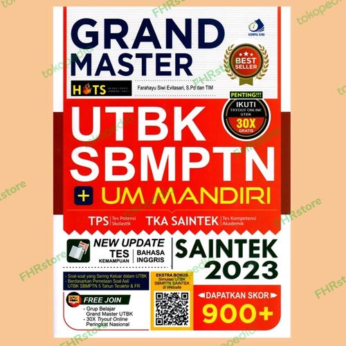 Jual UTBK SBMPTN Saintek 2023 - Grand Master UTBK SBMPTN Saintek 2023 - Jakarta Pusat - FHRstore ...