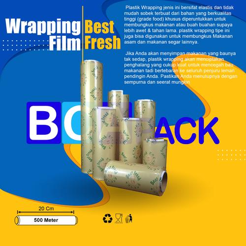 Jual PLASTIK WRAPPING MAKANAN 20CM X 500M - FOOD GRADE - BEST FRESH ...