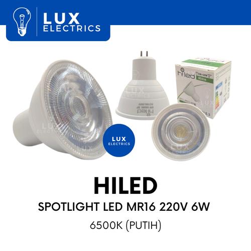 Jual Lampu LED Spotlight MR16 6W 220V 6500K Putih/White HILED /Tusuk ...