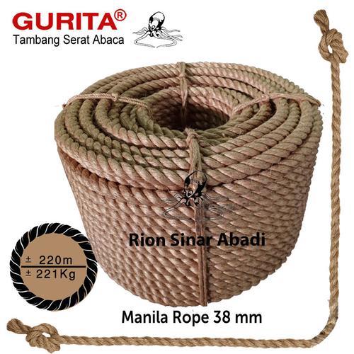 Jual Tali Tambang Tampar Rope Manila Gurita 38mm (1.5") - Jakarta Utara ...