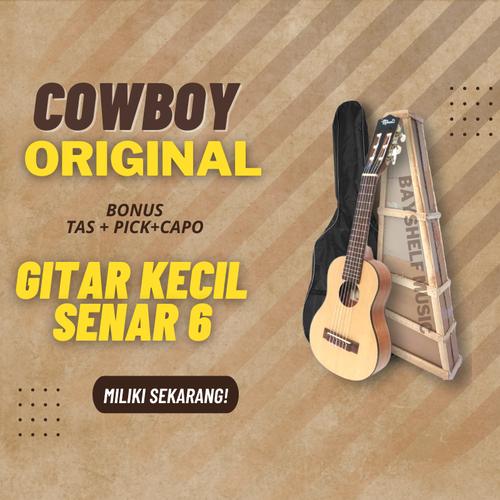 Jual Gitar Mini Kecil Guitalele Gitar Lele Gitarlele Senar 6 Cowboy ...